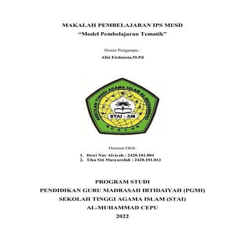 MAKALAH PEMBELAJARAN IPS MI.docx