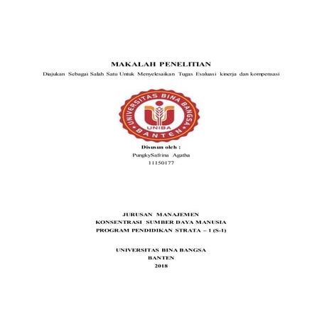 Makalah penelitian | PDF