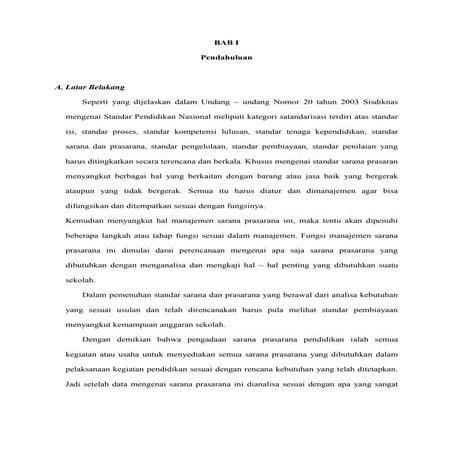 Makalah perencanaan pengadaan sarana 27 | PDF