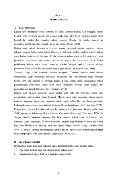 Teknik Persilangan Kelapa Sawit dan Daftar Varietas Kelapa Sawit | PDF