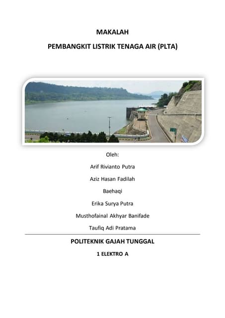 Presentasi plta | PPT