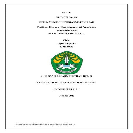 Makalah puput sahputra | DOCX