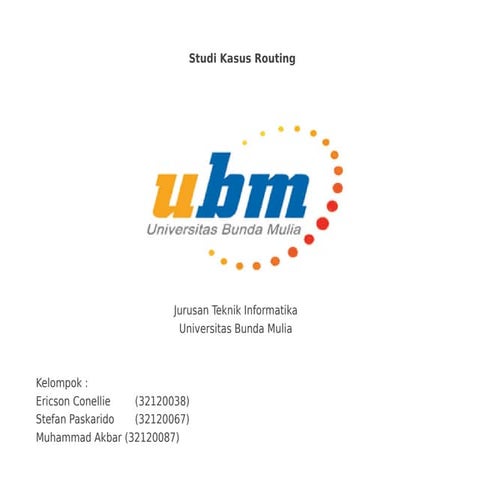 Makalah routing | PDF