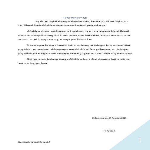 Makalah sejarah xi ips 2 klk 2 | PDF