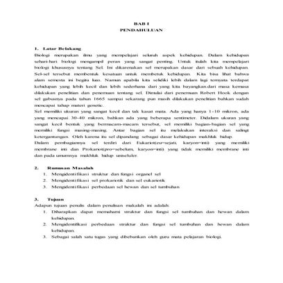 Makalah sel 3 | PDF