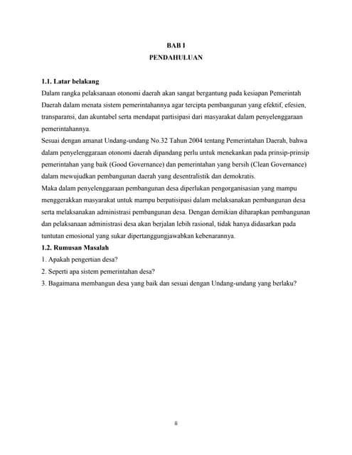 Powerpoint desa | PPTX