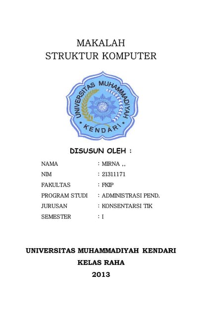 Makalah dasar komputer | PDF