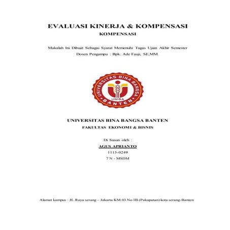 MAKALAH UAS | PDF