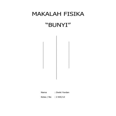 Makalh bunyi | DOCX