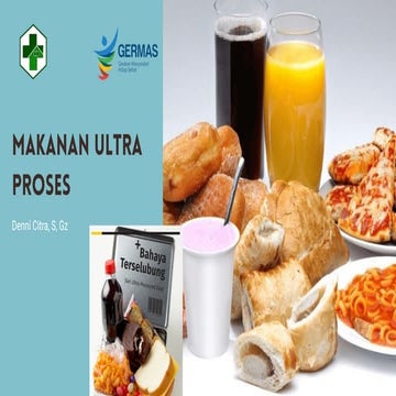 Makanan Ultra Proses untuk informasi anak sekolah | PDF