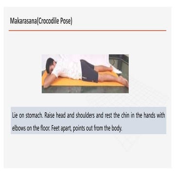 Makarasana(Crocodile Pose)2 | PPT
