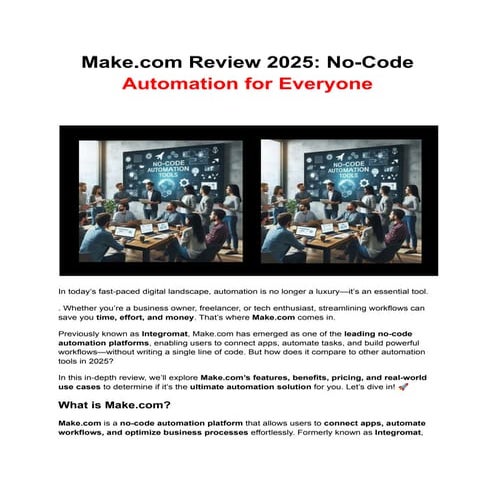 Make.com Review 2025_ No-Code Automation for Everyone.pdf