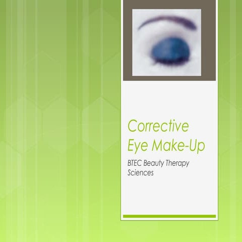 Make up corrective eyes | PPT