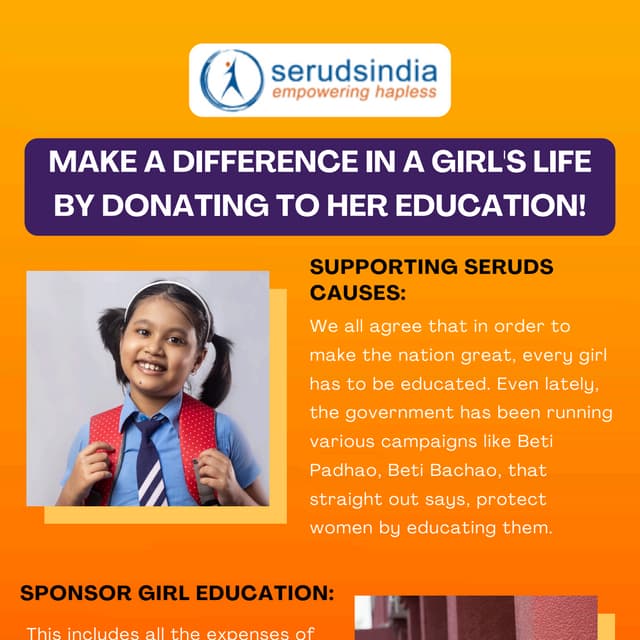Make a difference in a girl's life by donating to her education! | PDF