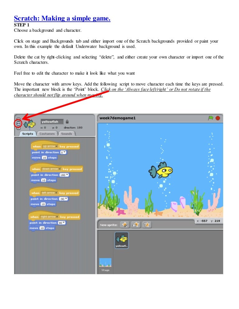 Make A Game In Scratch