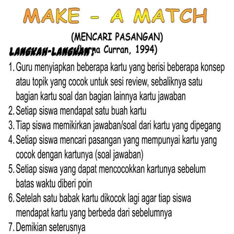 Make a match | PPTX