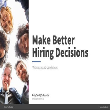 Make Better Hiring Decisions | PDF