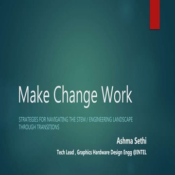Make change work | PPTX