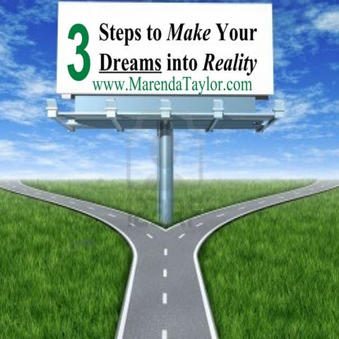 3 Steps to Make Your Dreams into Reality | PPT