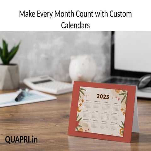 Make Every Month Count with Custom Calendars | PPTX
