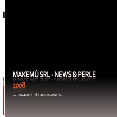 Makemù Srl News & Perle | PPT