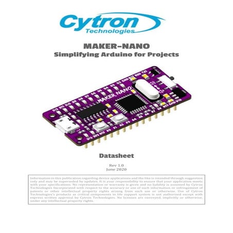 Maker Nano Datasheet.docx