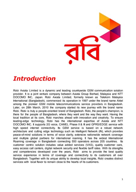 Robi planning (The management functions of Robi Axiata ltd.) | PPTX