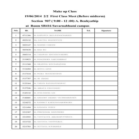 Make up class 3.2013 2.2 bf | PDF