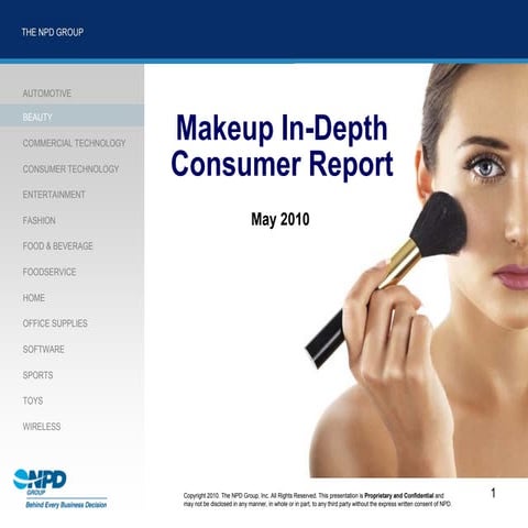 Makeup In Depth Consumer Report 2010 | PDF