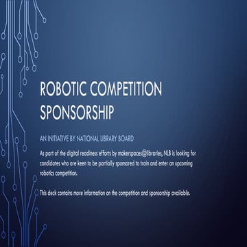Make x competition 2019 NLB sponsored participation | PDF