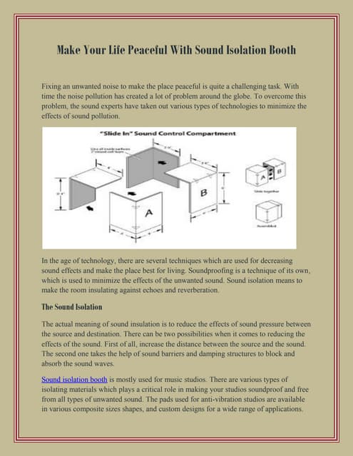 Polycarbonate Sound Barrier | PPT