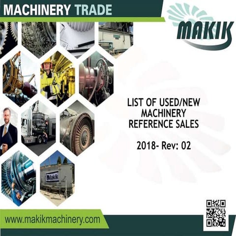 Makik Machinery Reference List 2018 rev 002 | PPT