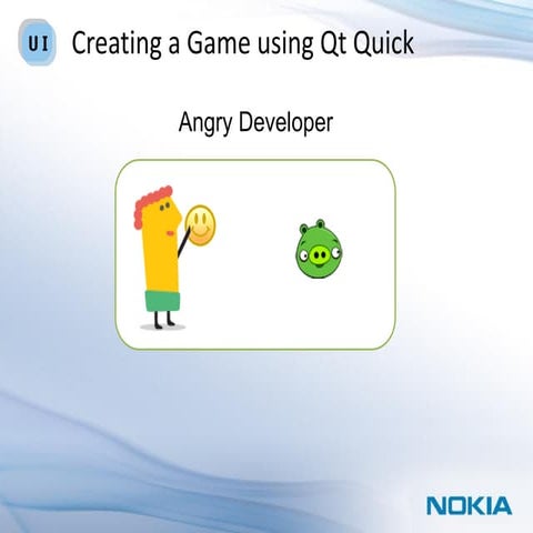 Angry Developer Creating A Game In Qml And Javascript For Meego N9 Irajlal Ppt 