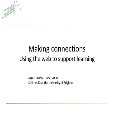 Making Connections | PPT