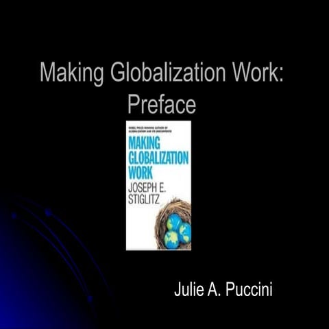 Making Globalization Work Preface | PPT