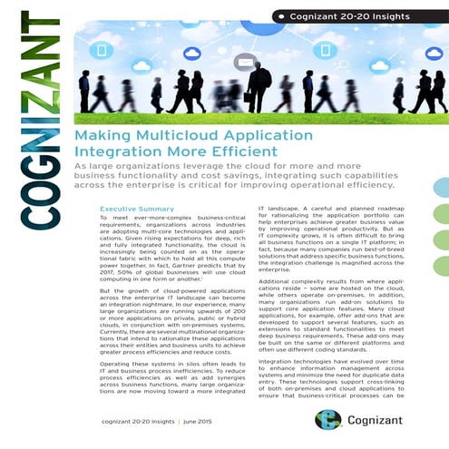 Making Multicloud Application Integration More Efficient Pdf Cloud