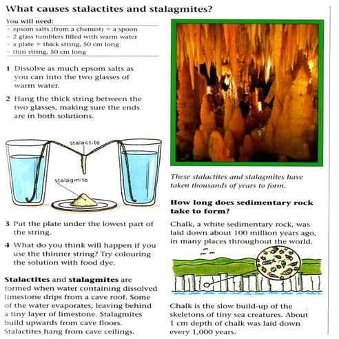 Making Stalacmites-and-Stalagmites | PDF