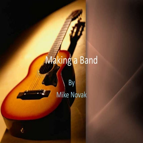 Making A Band | PPTX