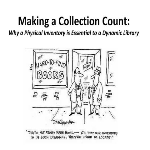 Making A Collection Count | PPT