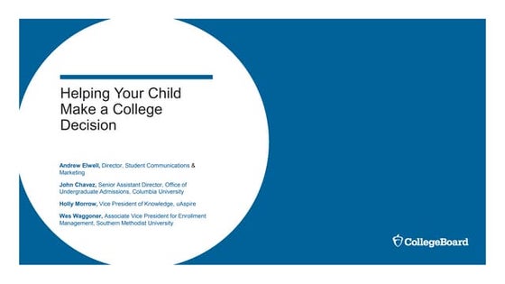 College decision making | PDF