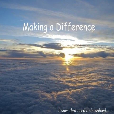 Making A Difference | PPT