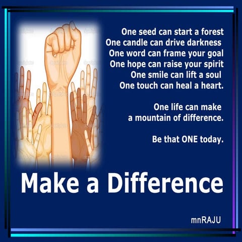 Making a Difference | PPT