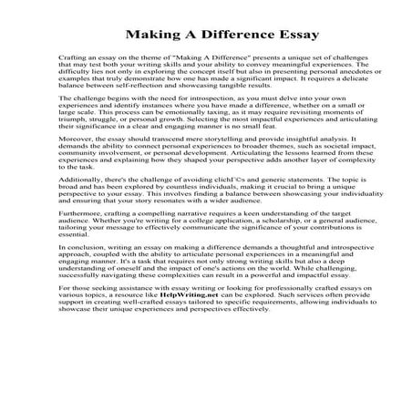 Making A Difference Essay.pdf