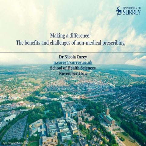 Making a difference: the benefits and challenges of non-medical ...