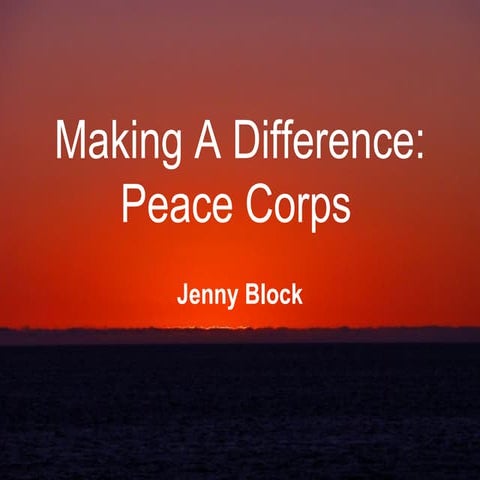 Making a difference powerpoint | PPT