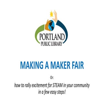 Making a maker fair | PPTX