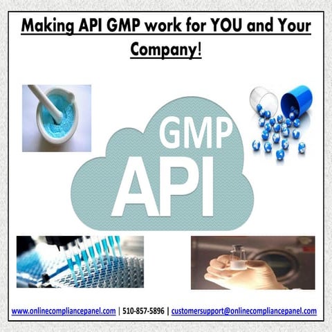Making api gmp work for you & your company! | PDF | Web Conferencing ...