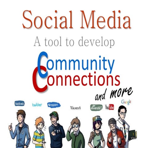 Social Media: A tool to develop community connections. | PPT