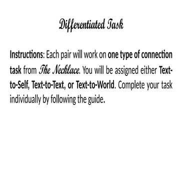 Making Connections Quiz.pptx Lesson Presentation | PPTX