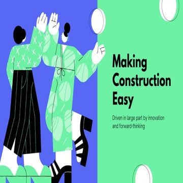 Making construction easy | PPT